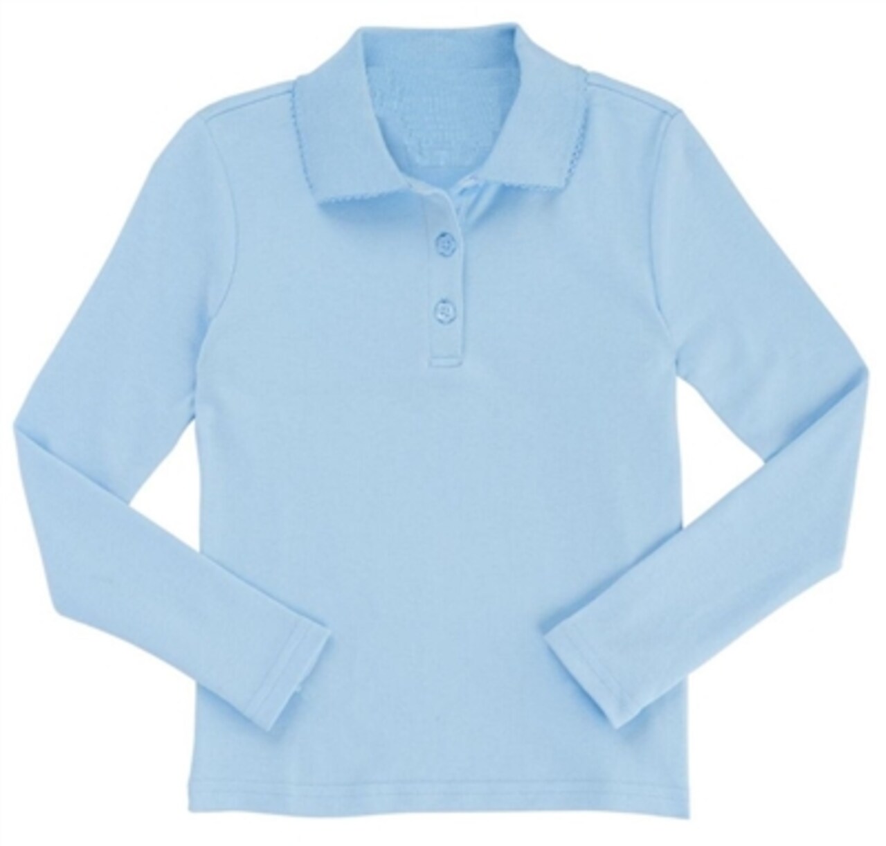 Girls Long Sleeve Polo T Shirt 40 Cotton 60 Polyester Tee Radyan